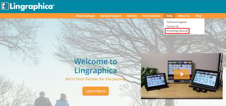 Get Your Questions Answered in the Lingraphica Knowledge Base